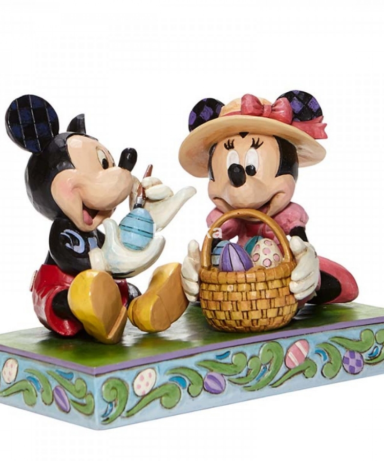 Figurina Mickey and Minnie Mouse Easter