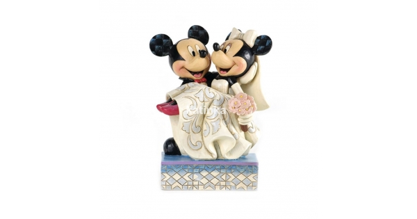 Figurina Mickey and Minnie Mouse - Congratulations